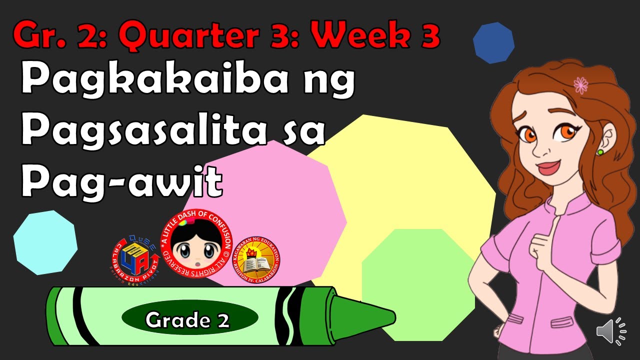 Pagkakaiba ng Pagsasalita sa Pag-awit - YouTube