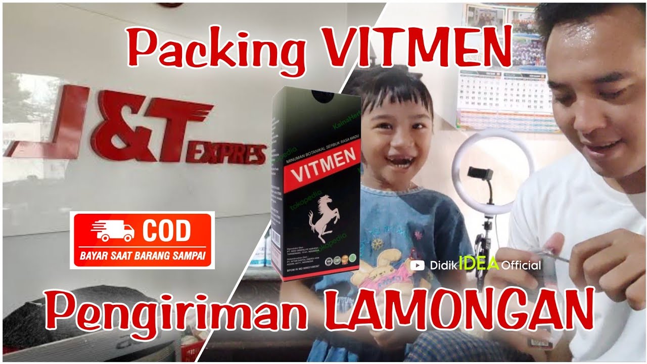 BOCIL PACKING VITMEN KE LAMONGAN via J&T @didikideaofficial - YouTube