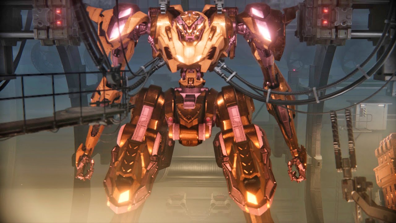 ARMORED CORE VI FIRES OF RUBICON: Rose-Gold Bunny VS Barren Flower ...
