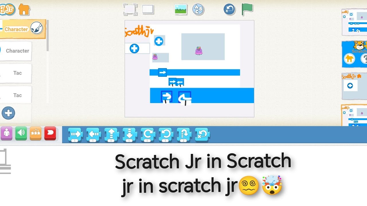 SCRATCH JR IN SCRATCH JR I SCRATCH JR😵‍💫🤯 - YouTube
