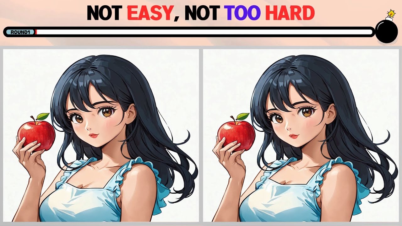 NOT EASY NOT TOO HARD [SPOT THE DIFFERENCES / FINDING DIFFERENCES ...