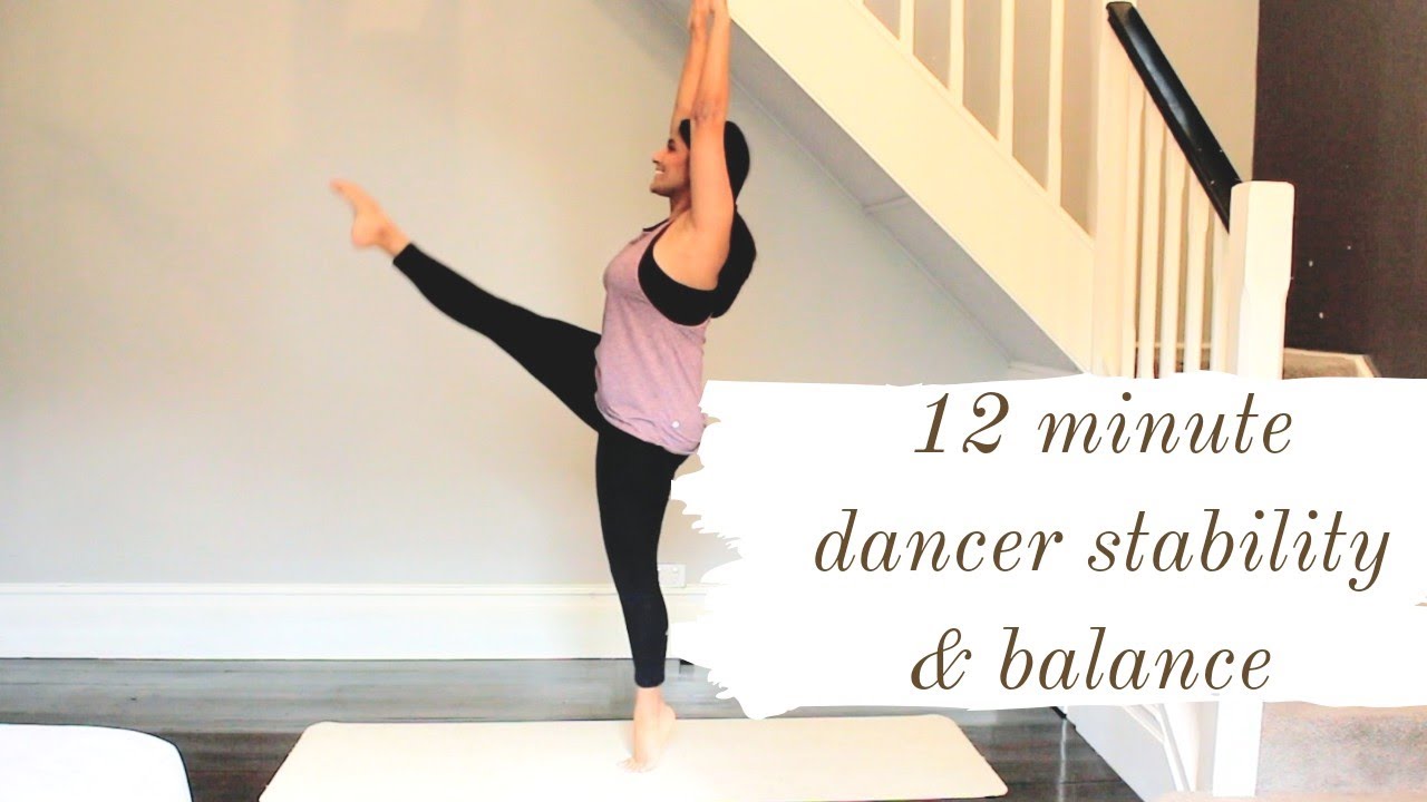 Dancer warm up for balances [follow along timed interval home exercise ...