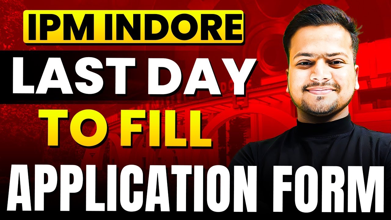 🔔 Don't miss out! LAST DAY To fill IPM 2024 Application form ...