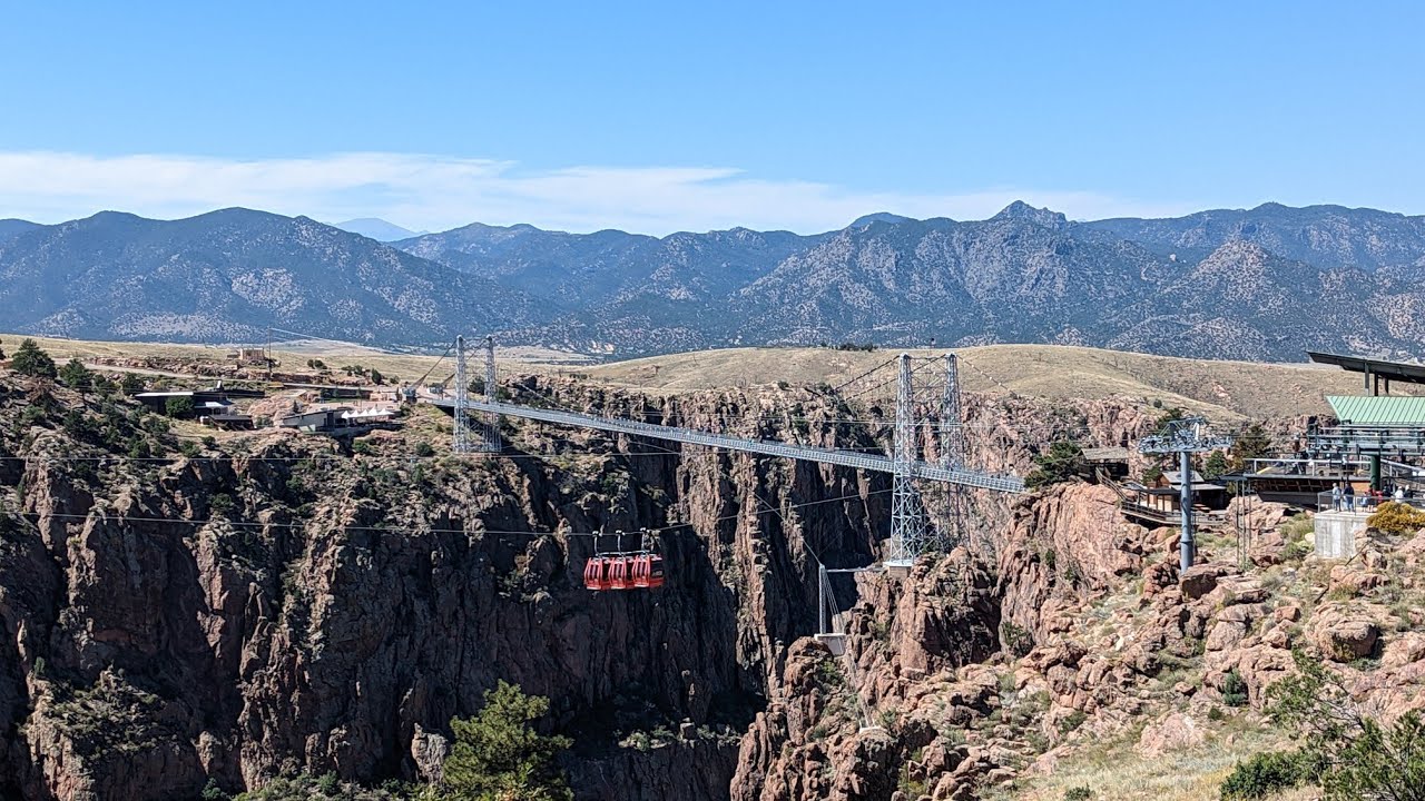 |Zipline Ride at World's highest hanging bridge| Royal Gorge Bridge ...