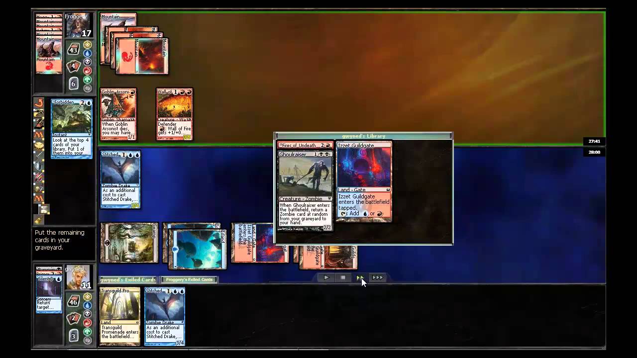 Grixis Zombies Round 2 Game 1 - YouTube