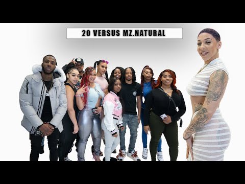 20 PEOPLE VS MZ.NATURAL #skinbone - YouTube