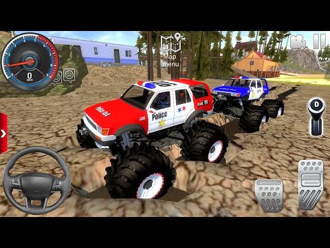 Motos - De Carros Police Monster Truck impossible Driver Car Extreme Racing For Android Mud ...
