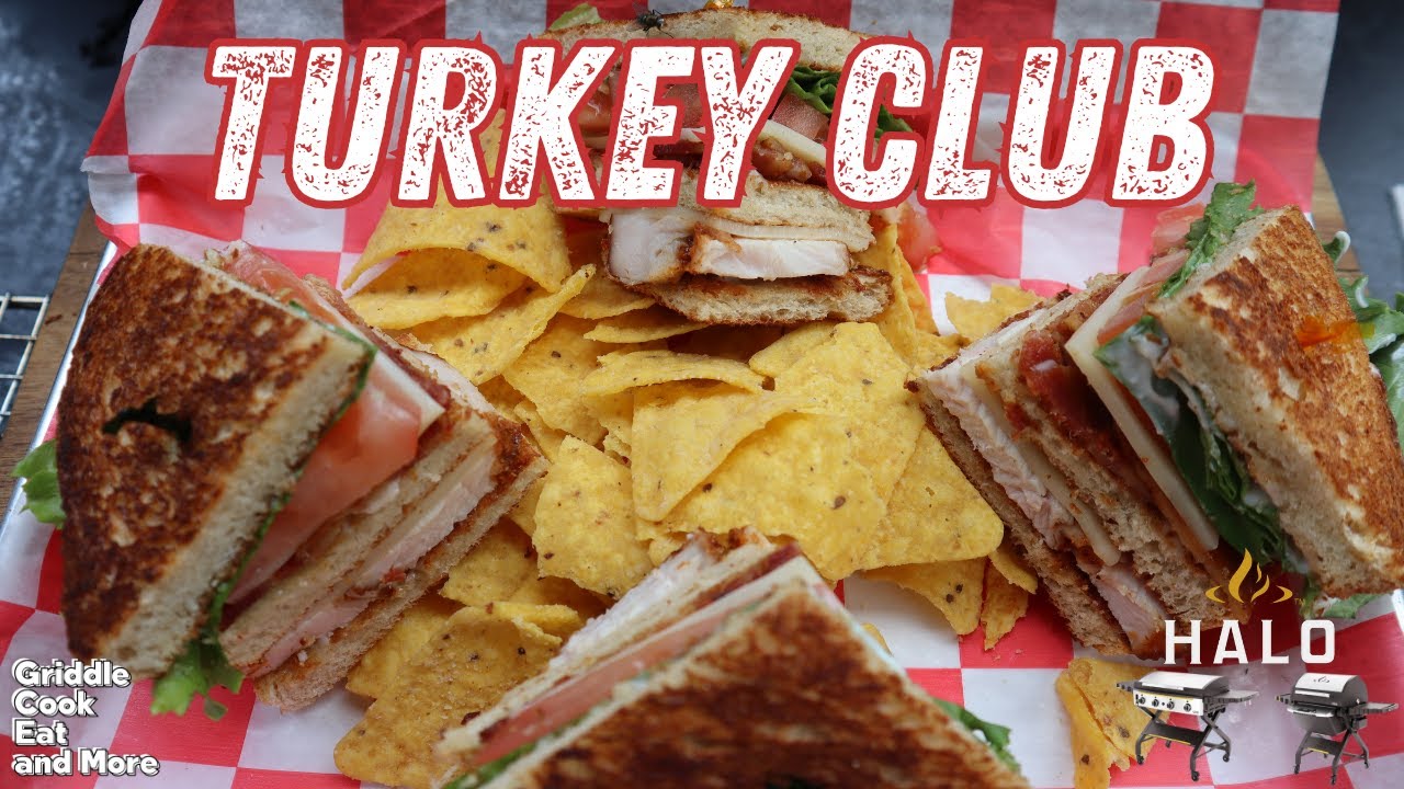 MY CLASSIC TRADITIONAL TURKEY CLUB SANDWICH || @HALOPG - YouTube