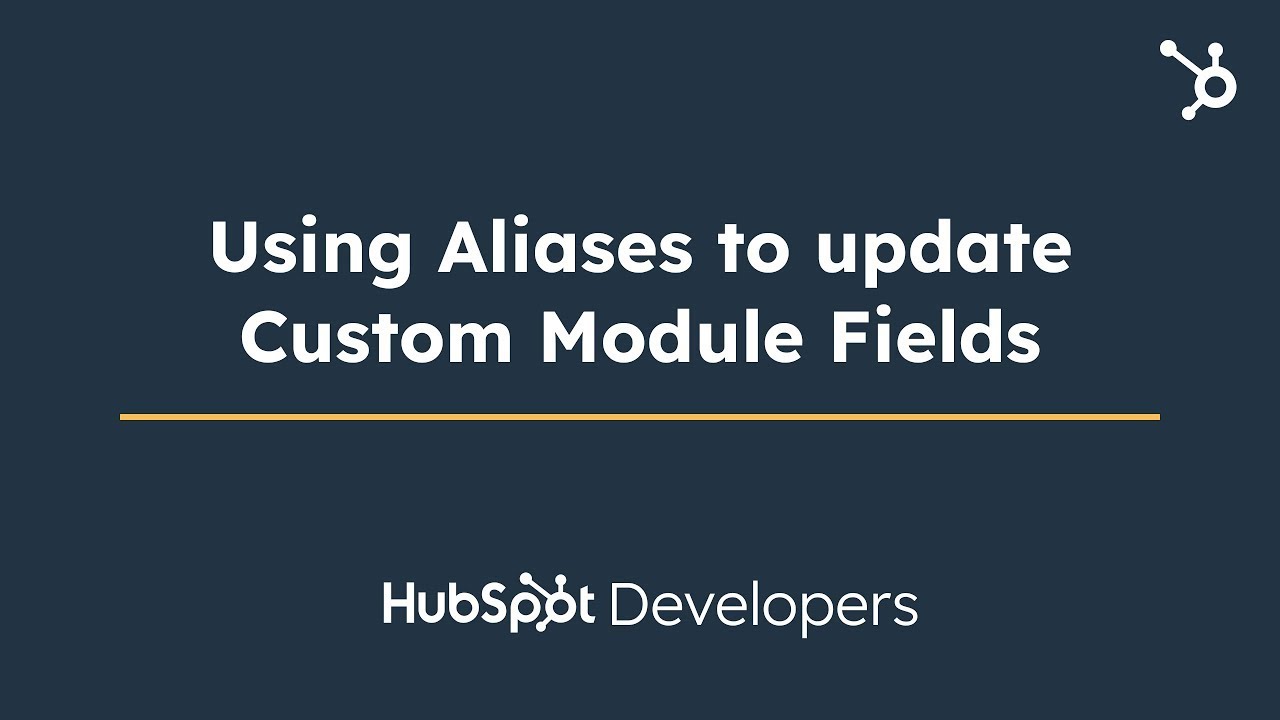 Using Aliases To Update Custom Module Fields Youtube 2436