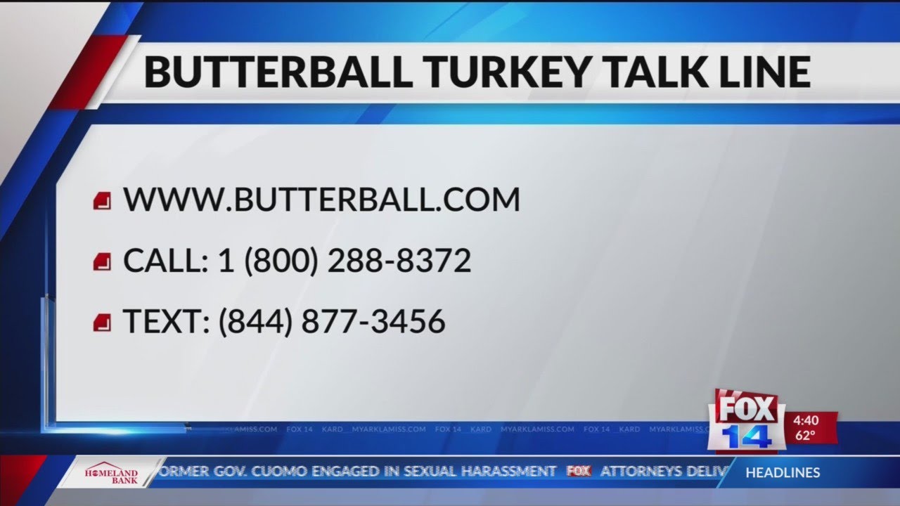 Louisiana Living: Butterball Turkey Talk Line - YouTube