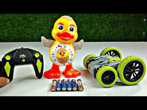 Unboxing RC Dainasur Remote Control 360° Stunt, Electric Dancing Duck, monkey 🐒 Stunt, Jocker