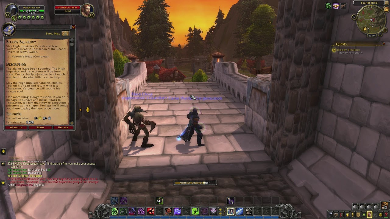 World of Warcraft: Bloody Breakout - Quest ID 12727 (Gameplay ...
