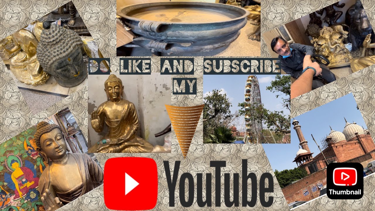 Delhi (Dariba Bazar) let’s explore Brass market 👻 - YouTube