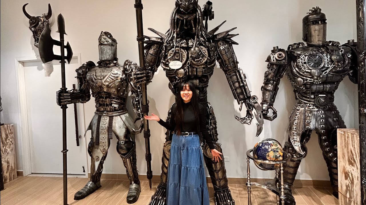 Kalifano Metal Arts and Crystals in American Dream Mall - YouTube