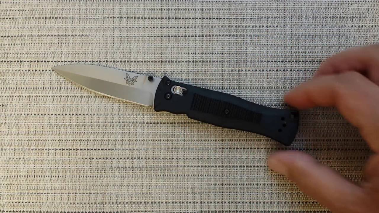 Нож Benchmade 530 PARDUE - YouTube