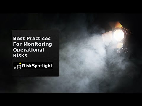 Best Practices For Monitoring Operational Risks - YouTube