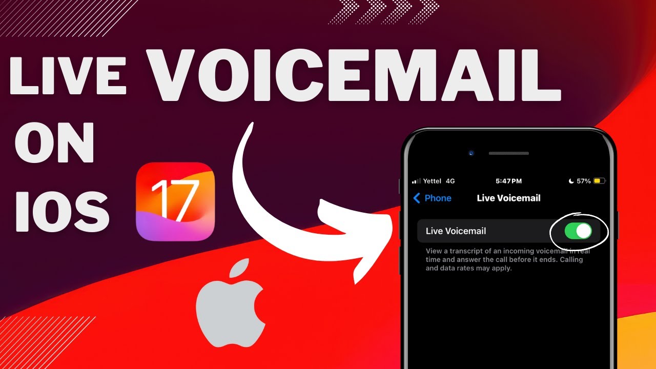 How To Activate Live Voicemail Option On IPHONE [ IOS 17 ] - YouTube