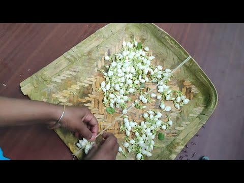 Very Easy Trick To Make Flower Mala With kitchen Tools For Beginners ...
