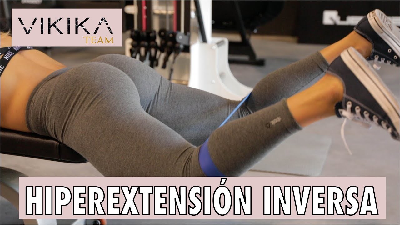 Como hacer la hiperextensión inversa con miniband |@vikikateam - YouTube