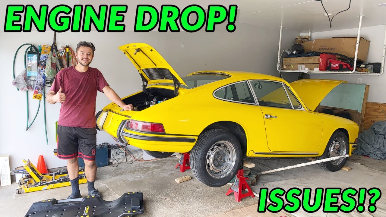 Engine Is Out! - 1968 Porsche 912 - YouTube
