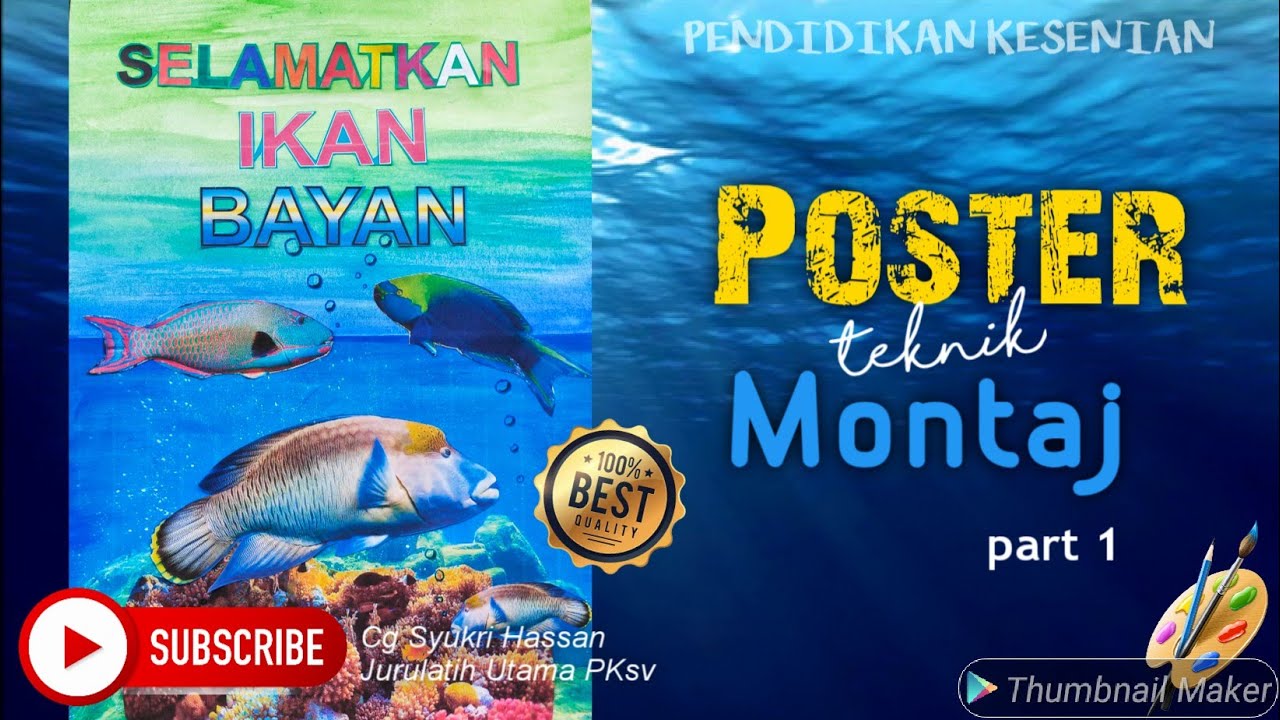 Poster Ikan Bayan | PSV Tahun 5 | Unit 2 : Sayangilah Habitat Kita (1 ...