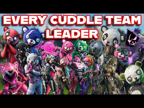 Ranking EVERY CUDDLE TEAM LEADER SKIN In FORTNITE HISTORY From WORST To BEST