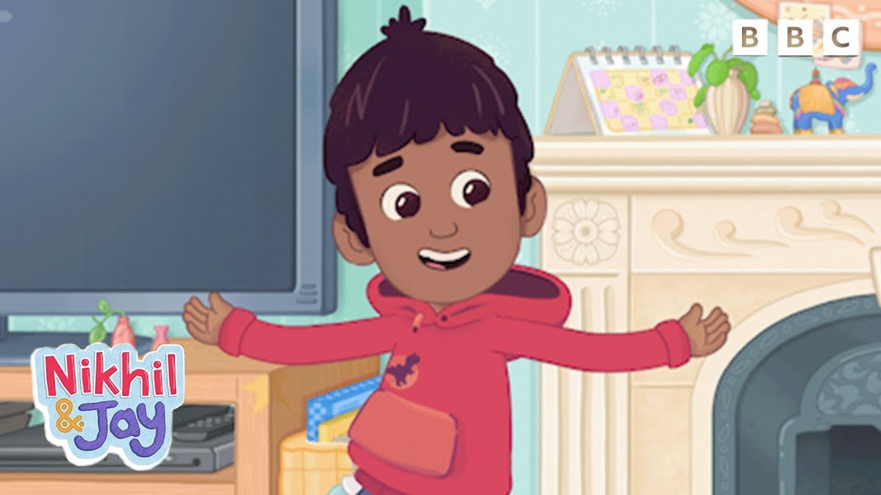 Nikhil Finds His Own Dance Moves | Nikhil & Jay Kids Cartoon on BBC ...