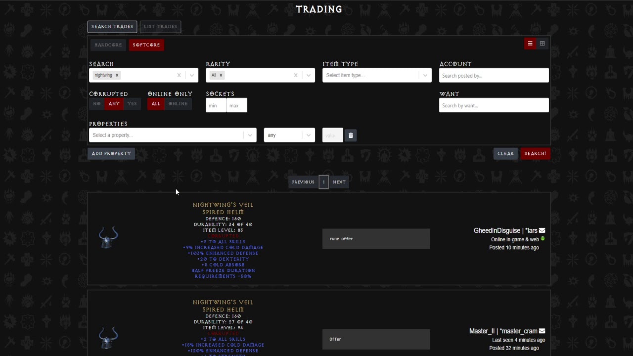 How to use PoD trade site - YouTube