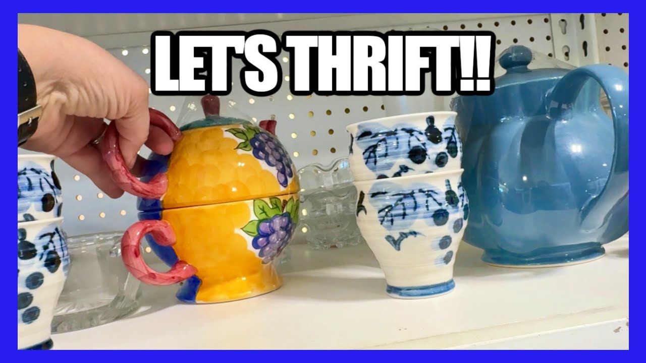 LET'S THRIFT! FUN THRIFTING & MY HAUL! Thrifting 2024 #32! - YouTube