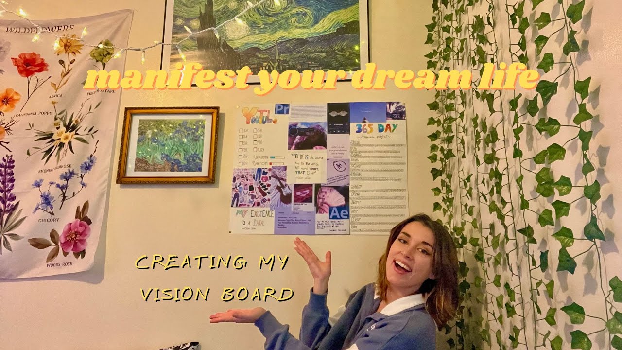 making my 2023 vision board - YouTube