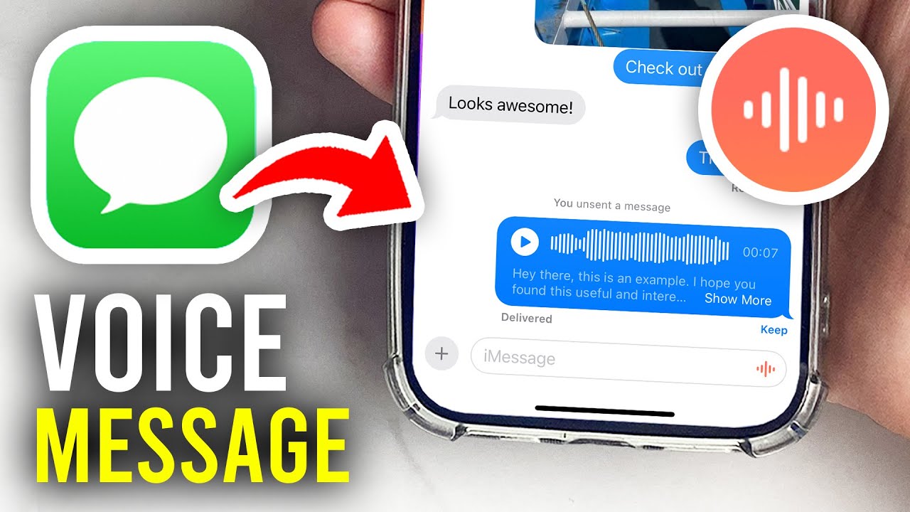 How To Send Voice Message On iPhone - Full Guide - YouTube