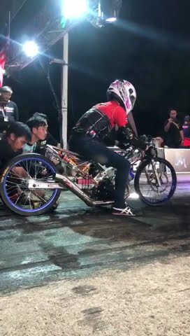 drag bike musc ebon sonic super open FFA bom rangsit - YouTube