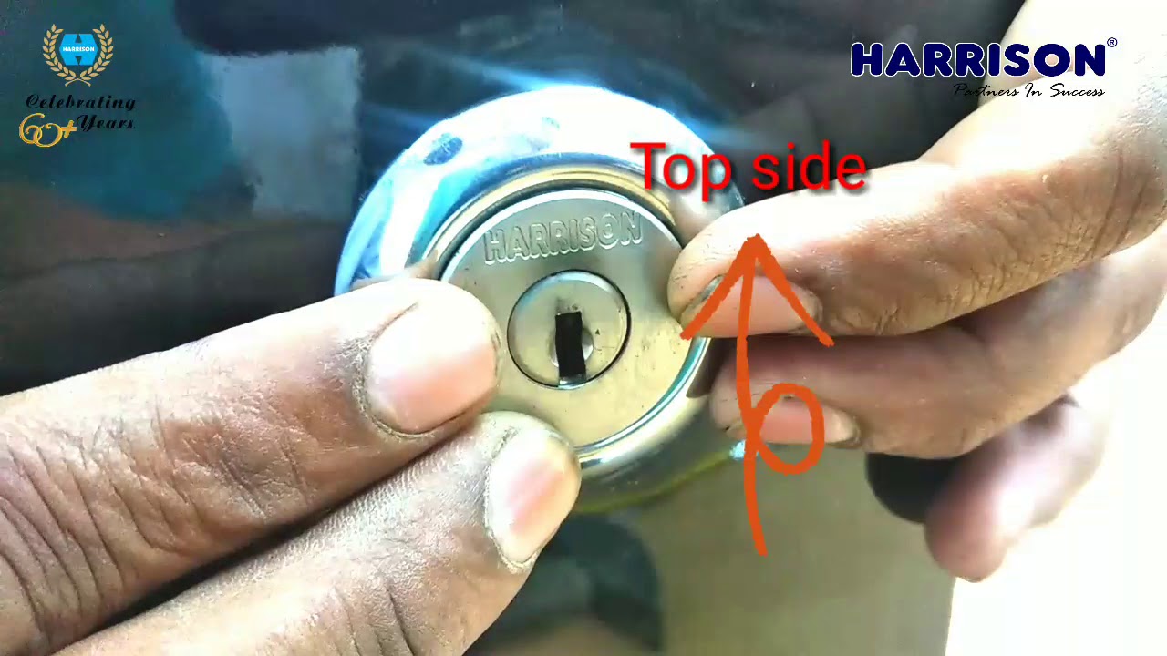 #HARRISON Installation video for Main Door Lock (Shield Tri Bolt) - YouTube