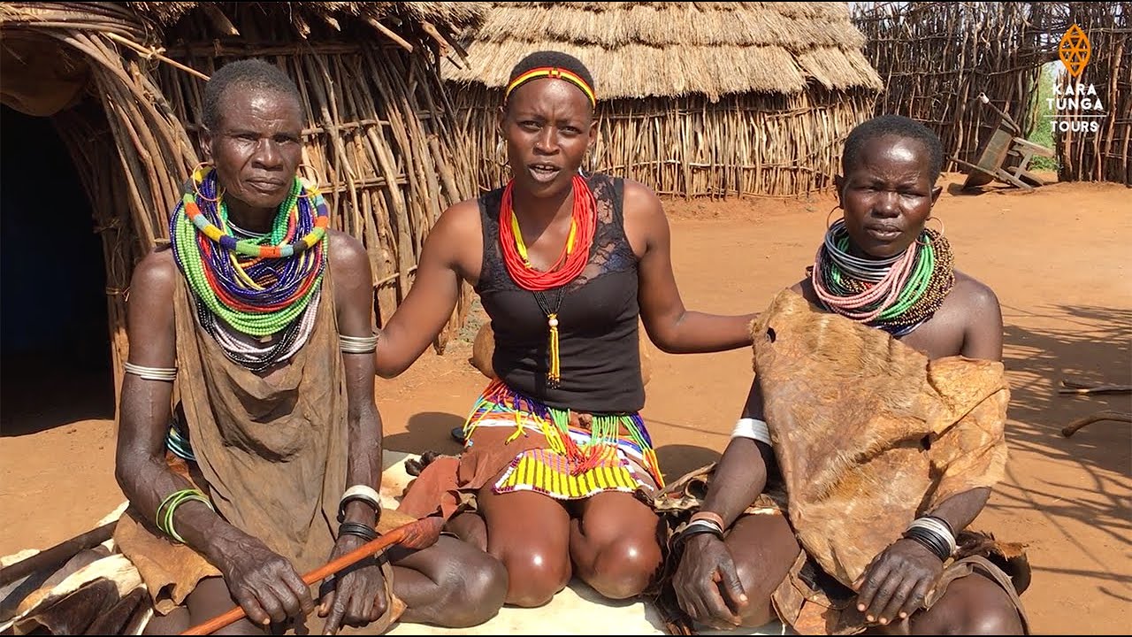 Traditional Dressing of Karimojong Women (Karamoja, Uganda) - YouTube