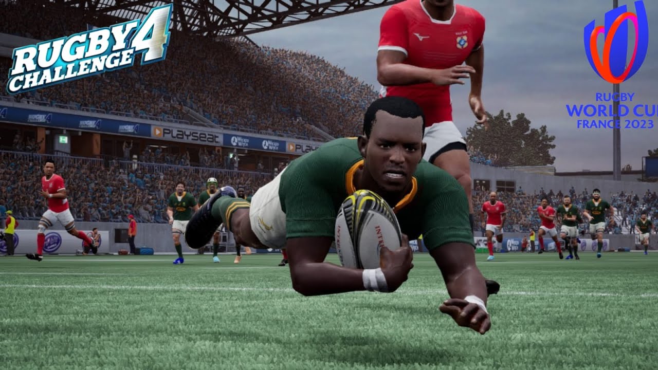 Rugby Challenge Showdown: South Africa vs. Tonga at the Rugby World Cup ...