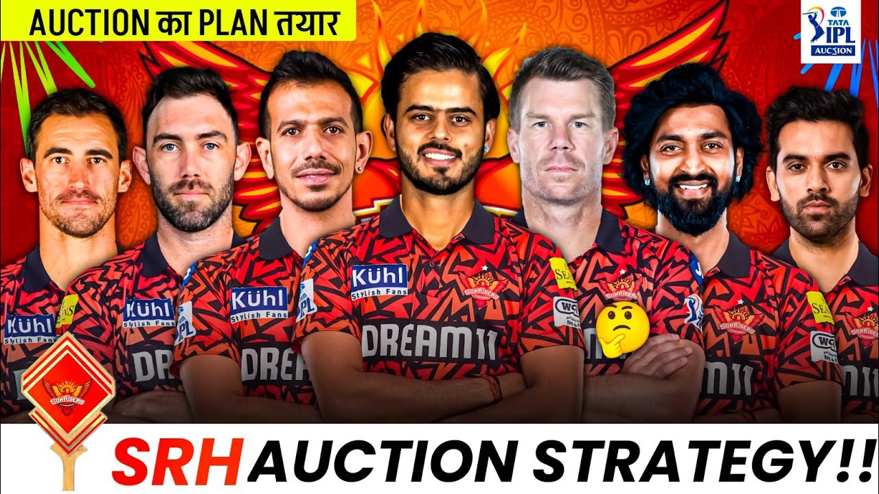 IPL 2025 Sunrisers Hyderabad Auction Strategy 🔥|| SRH Target Players in ...