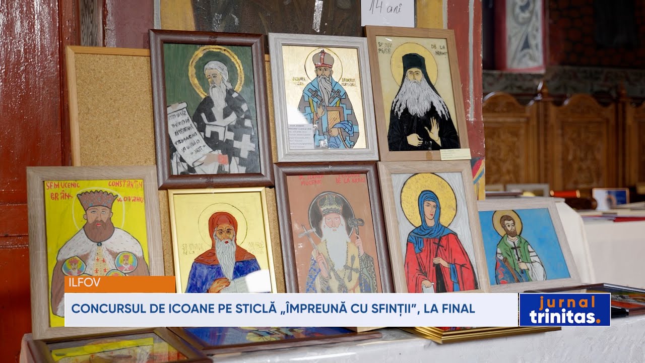 Concursul de icoane pe sticlă „Împreună cu Sfinții”, la final - YouTube