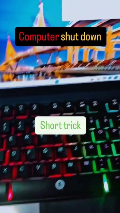 # computer shut down trick #technology computer life style laptop tips - YouTube