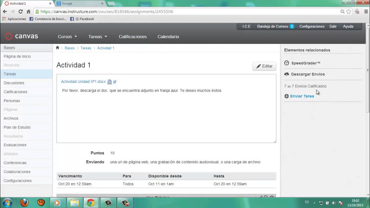 Como entrar a la plataforma y enviar tarea - YouTube