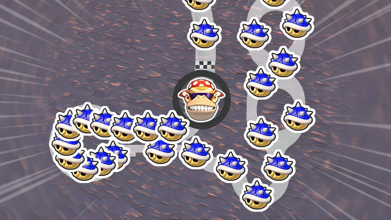 Outrunning Blue Shells in BLUE SHELLS ONLY! 😲 - YouTube