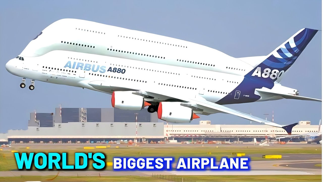 World's Biggest Passenger Plane | Largest Airplane A380 | Itx Ashu ...