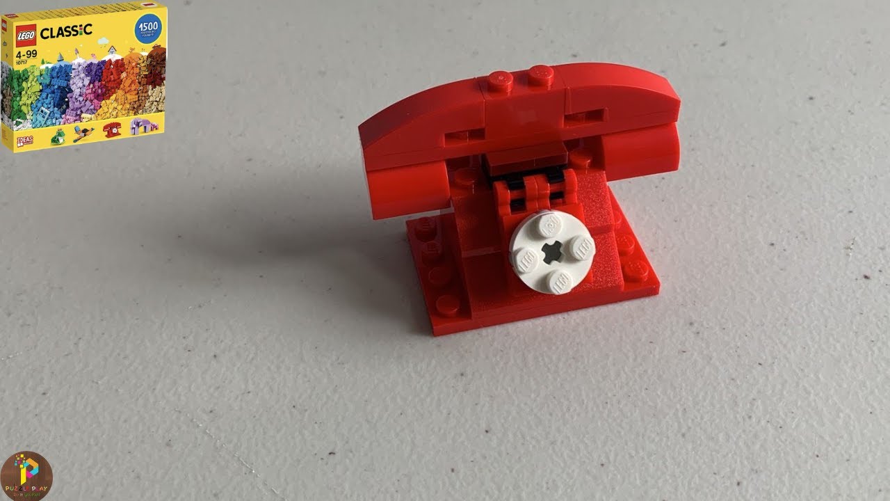Lego Classic 10717 | Lego Telephone Build - YouTube