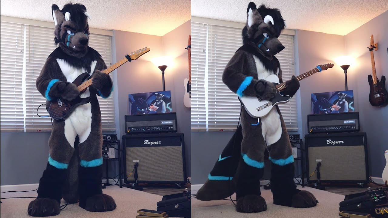 Dance Gavin Dance - Privilously Poncheezied Fursuit Guitar Cover - YouTube