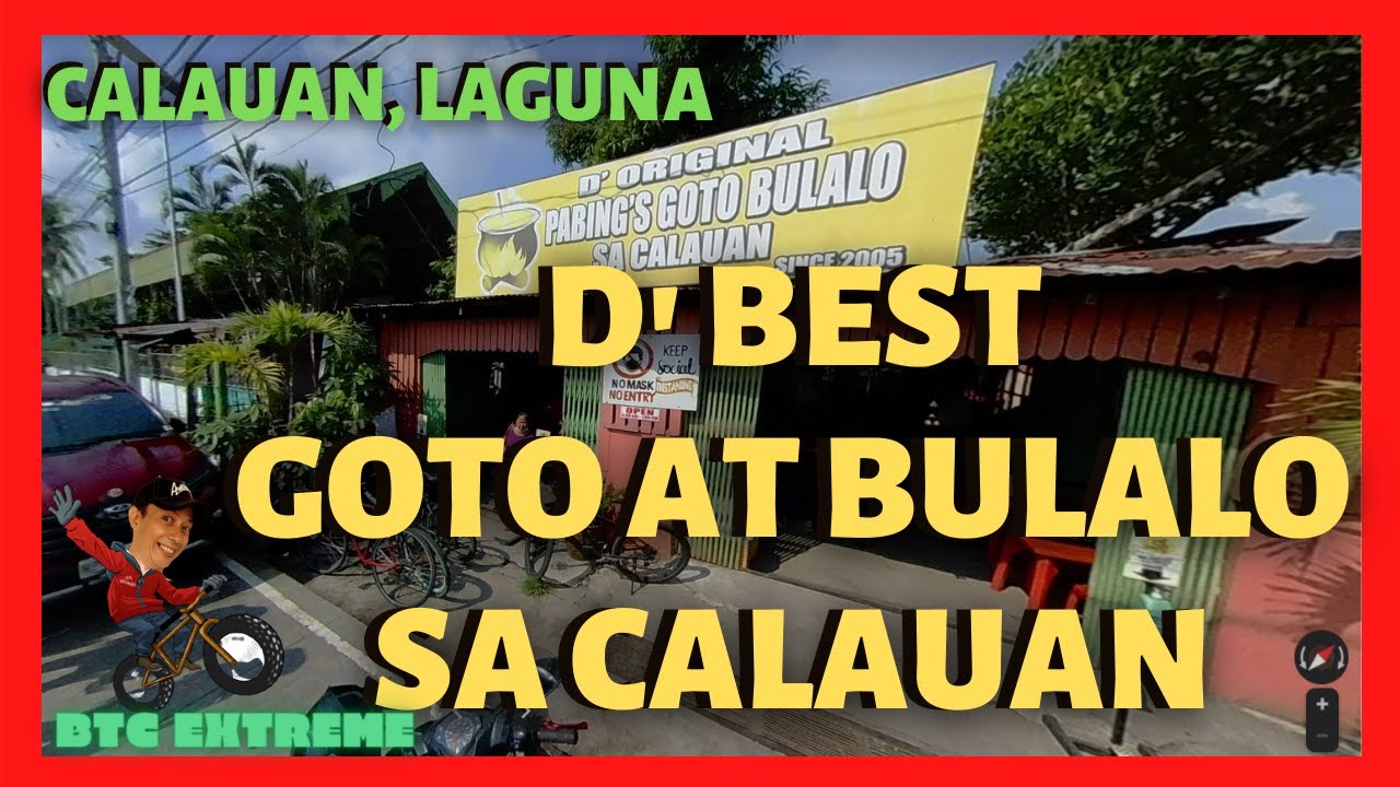 Best Places in Laguna | PABING'S GOTO BULALO sa CALAUAN - YouTube