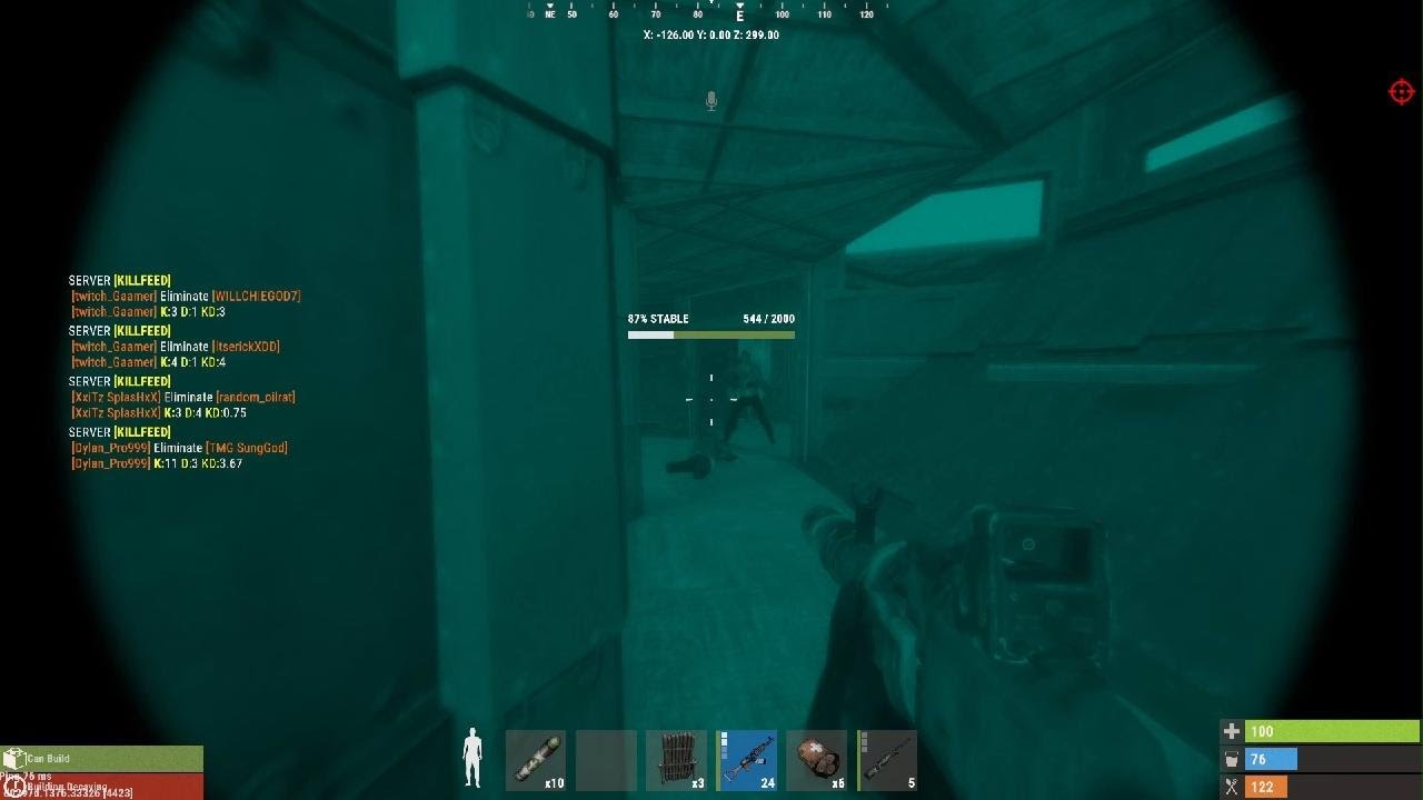 Rust console clip (Night Night vision goggles go hard ) - YouTube