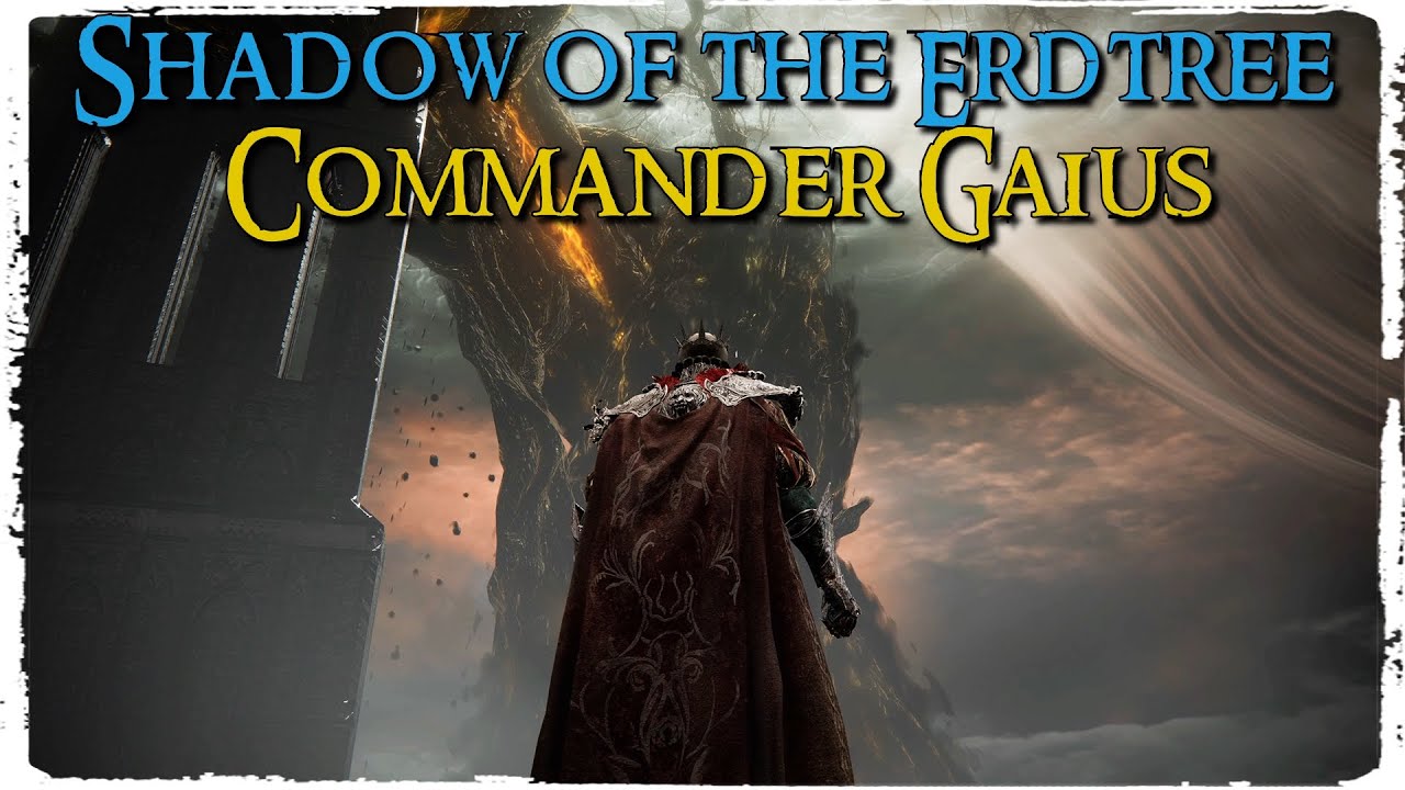 Elden Ring Bosses: "Commander Gaius" Shadow of the Erdtree DLC (4K/60 ...