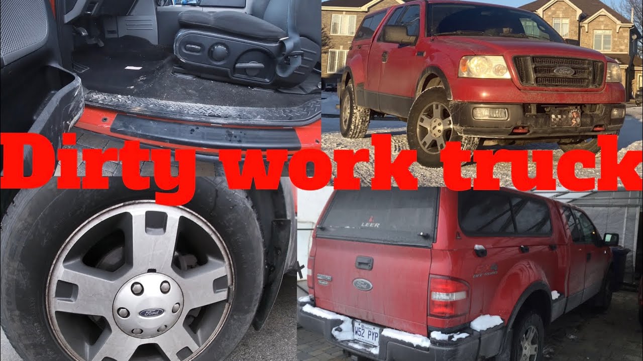 Deep Cleaning a Dirty Work Truck | Complete Interior Exterior Truck ...