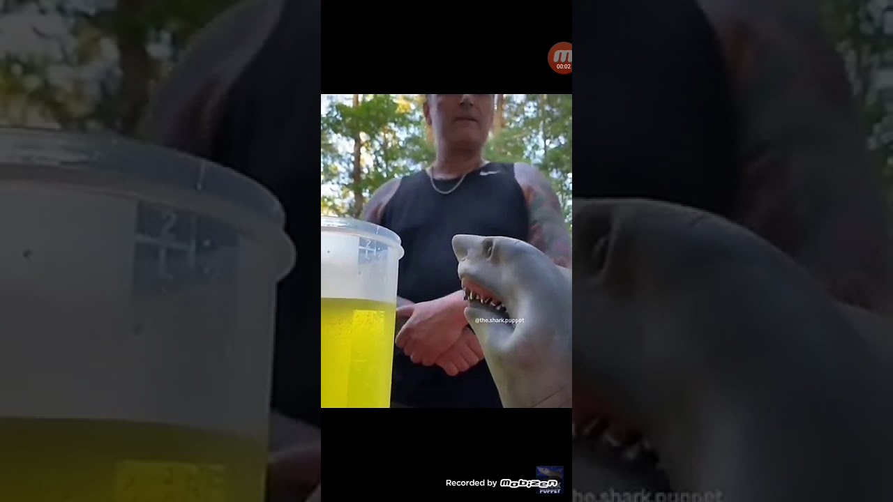 shark puppet lemonade - YouTube