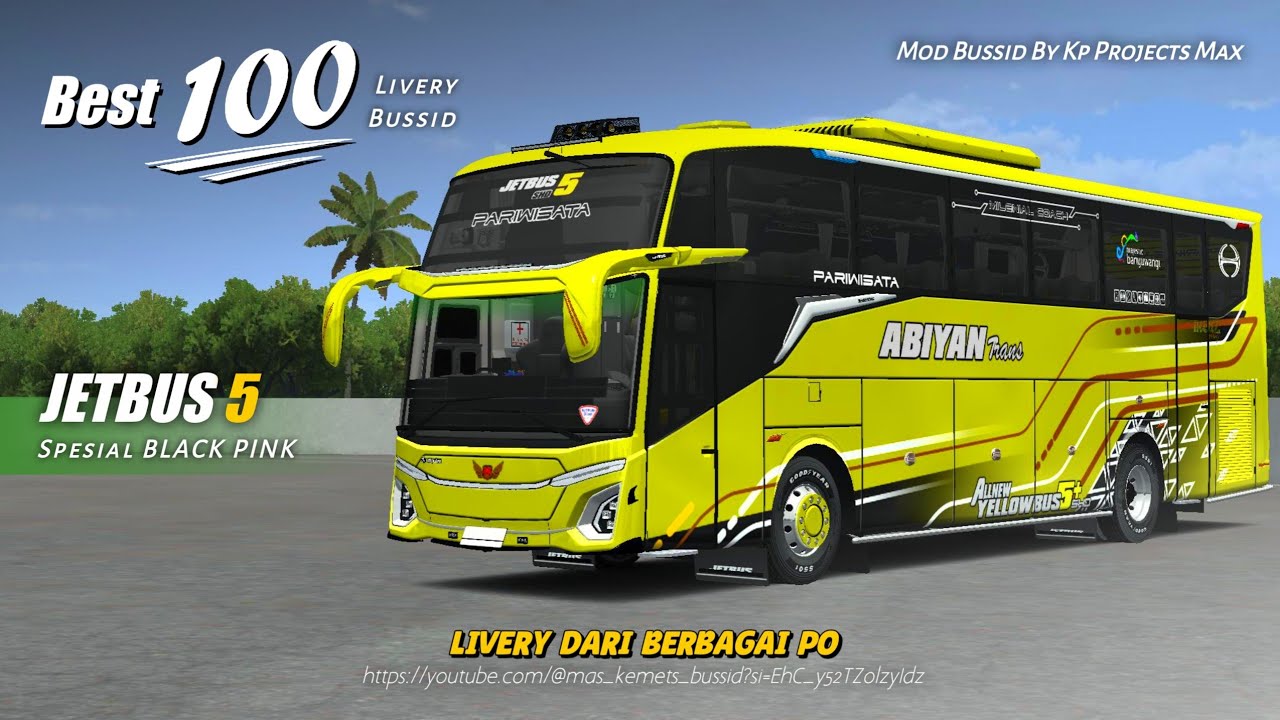 SUPER LENGKAP !!! TOP 100 LIVERY JETBUS 5 SPESIAL (BLACK PINK) - By Kp ...