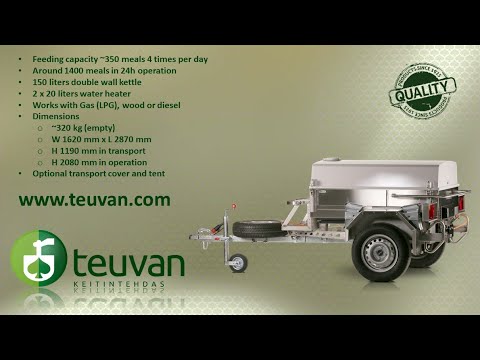 LFK150 Field Kitchen Trailer - YouTube